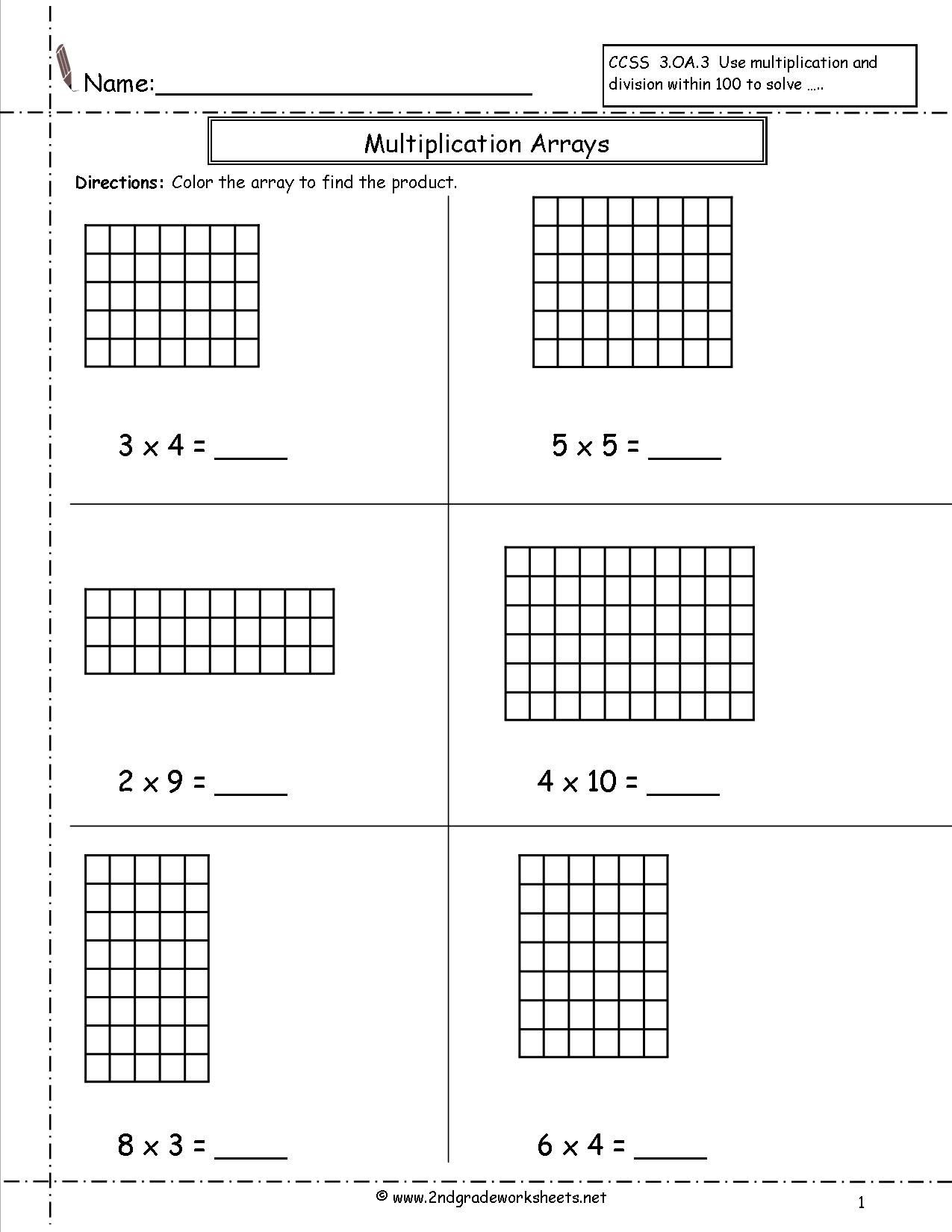 Multiplying Fractions Area Model Worksheet Worksheet For Education